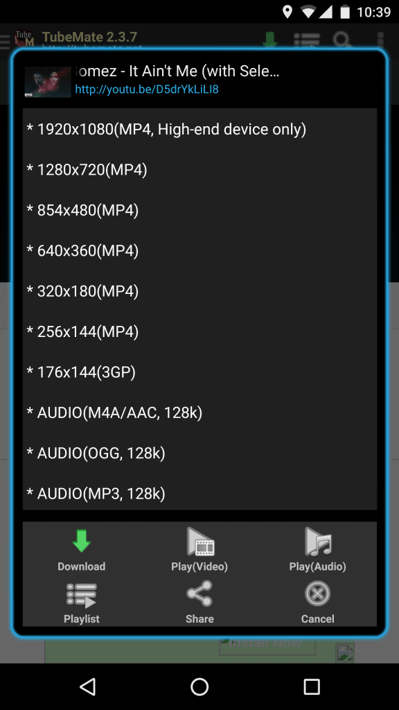 Best Youtube Video Downloader Apps for Android 2018