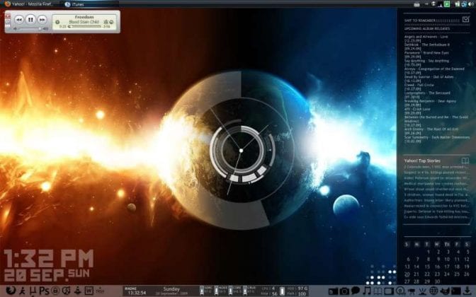 25 Best Rainmeter Skins for Windows 7/8/10 | Agatton