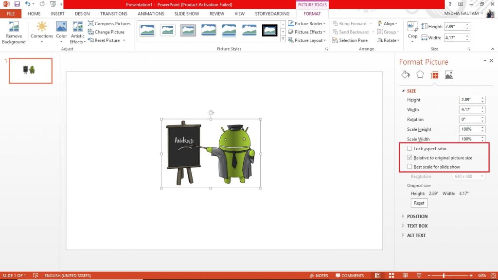 How To Resize Images Using Microsoft Powerpoint Agatton
